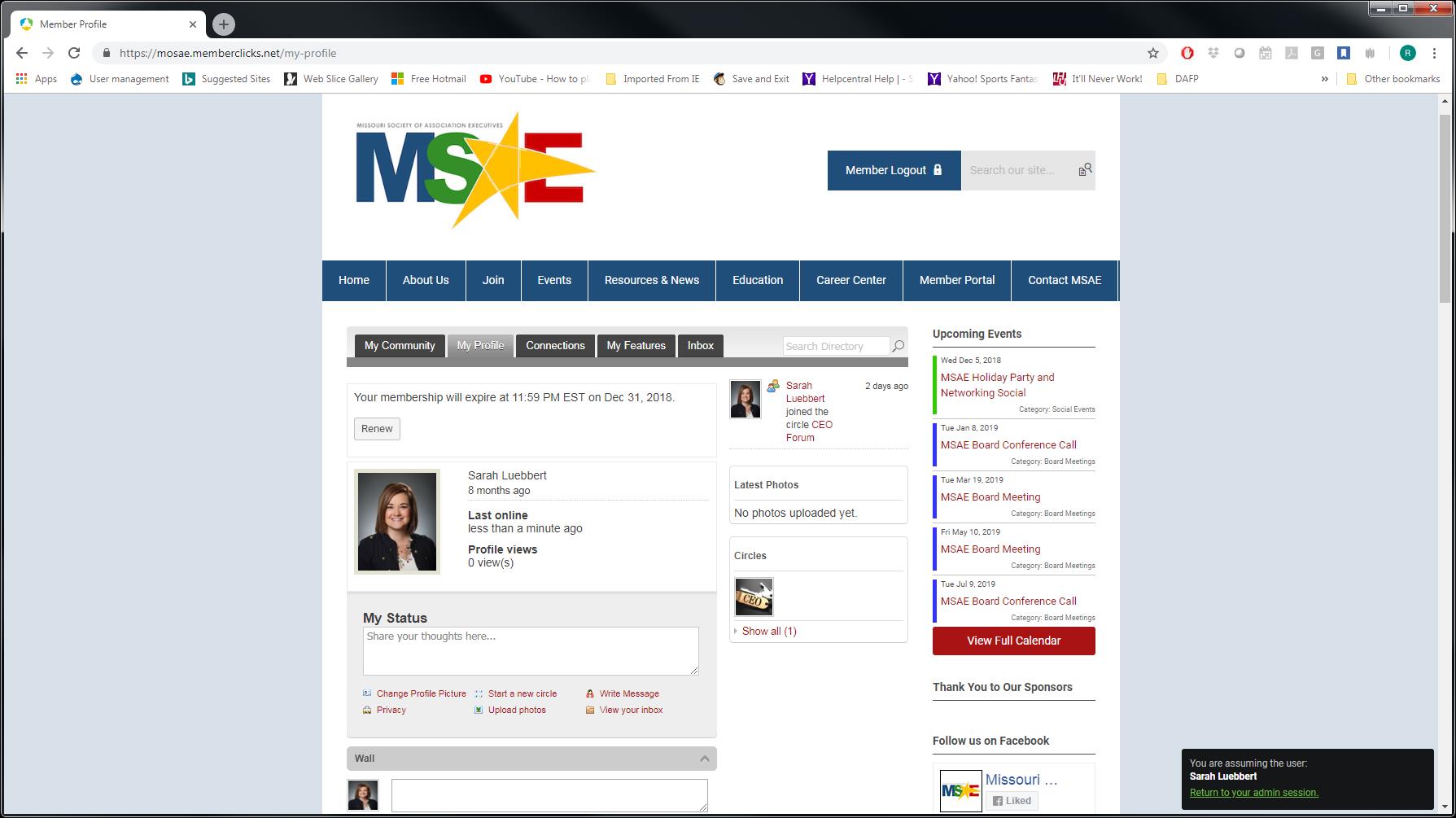 profile update instructions